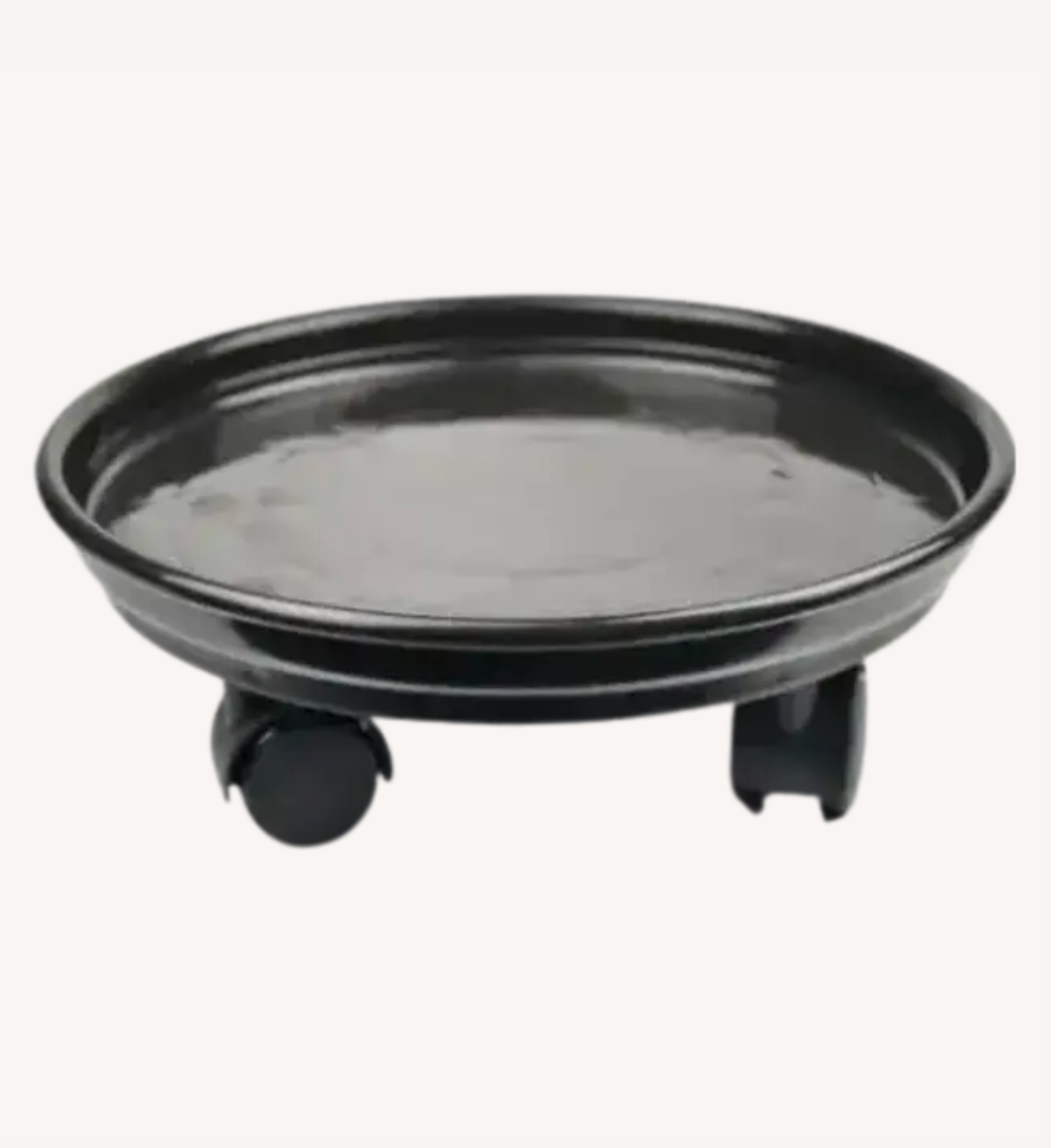 Plant Stand, Round Caddy w/ Wheels - Zocalo