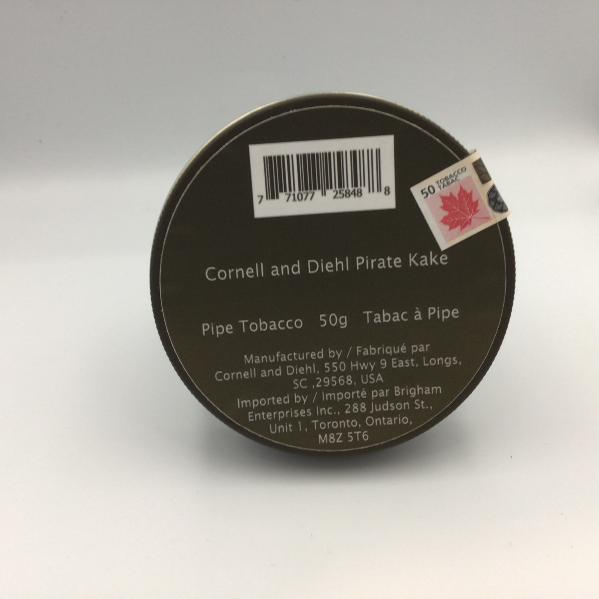 Cornell & Diehl Cornell & Diehl Pirate Kake - Walper Tobacco