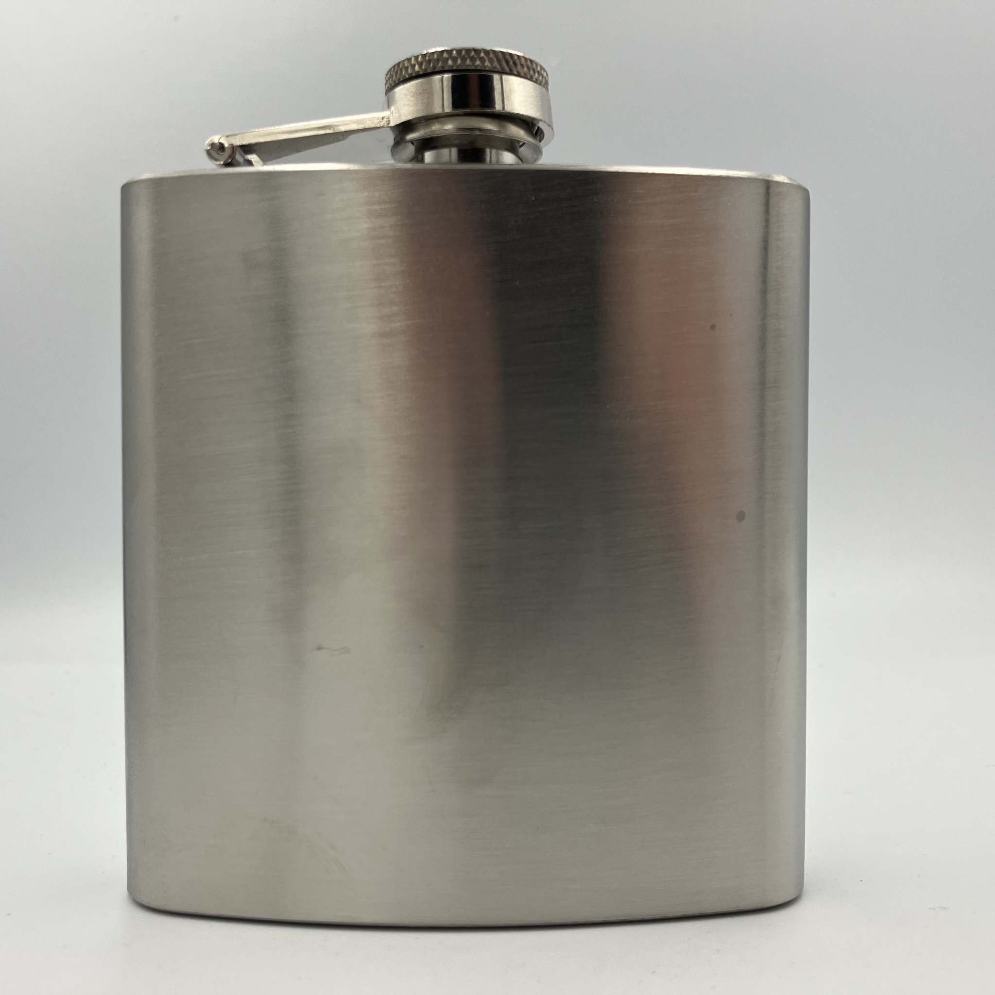 Just Cigars Stainless Steel Flask 6 oz - Walper Tobacco