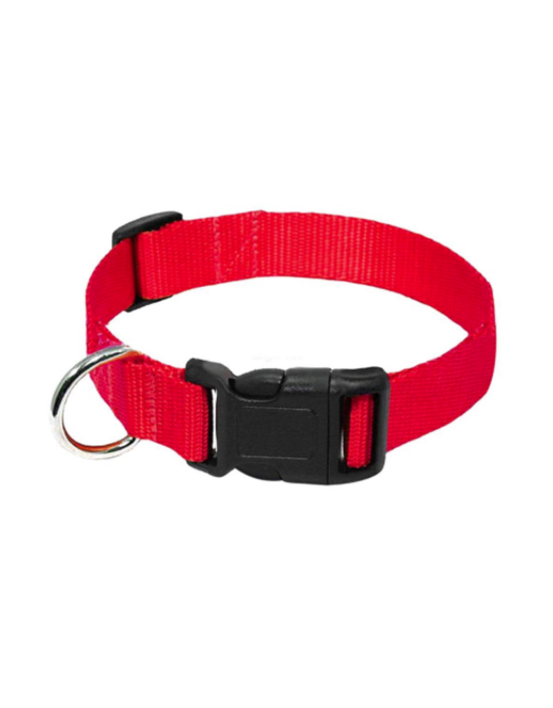 (D) Pet Tether Adj.Nylon Col.Red Med - Rick's Pet Stores Inc.