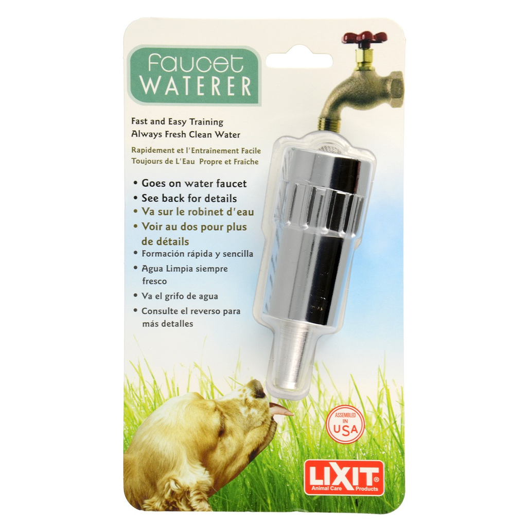 (D) Lixit Original Faucet Waterer - Rick's Pet Stores Inc.