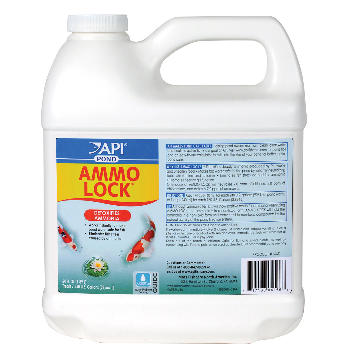 API Pond Ammo Lock - 64 fl oz - Rick's Pet Stores Inc.
