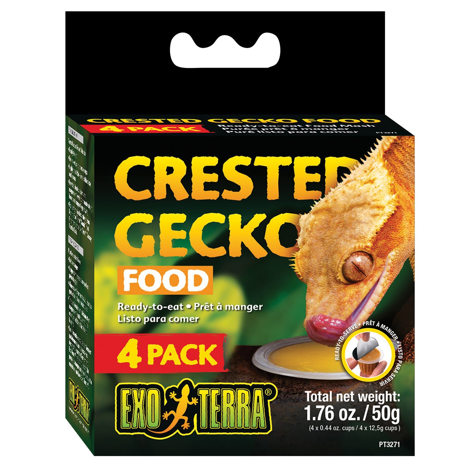 Exo Terra Crested Gecko Food -4pk - Rick's Pet Stores Inc.