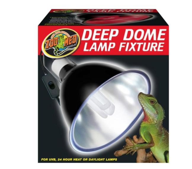 Zoo Med Deep Dome Lamp Fixture - Rick's Pet Stores Inc.