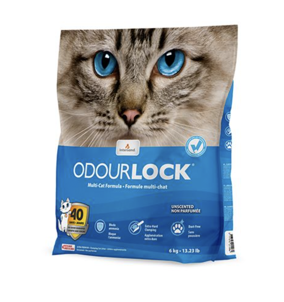 Odourlock Ultra Premium Unscented Clumping Litter Cat 6kg - Rick's Pet ...