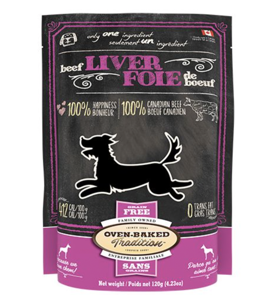 Oven-Baked Tradition Dehydrated Beef Liver Dog 120g - Rick's Pet Stores ...