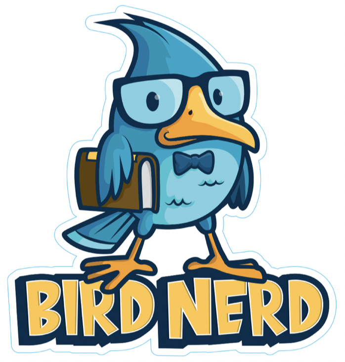 Pets - Bird Nerd - Sticker - Large - Rick's Pet Stores Inc.