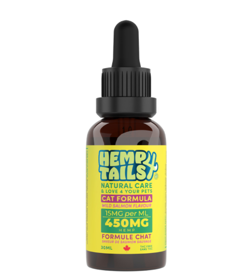 Hemp4Tails CAT FORMULA – 450MG – 30ML – SALMON FLAVOUR - Rick's Pet ...
