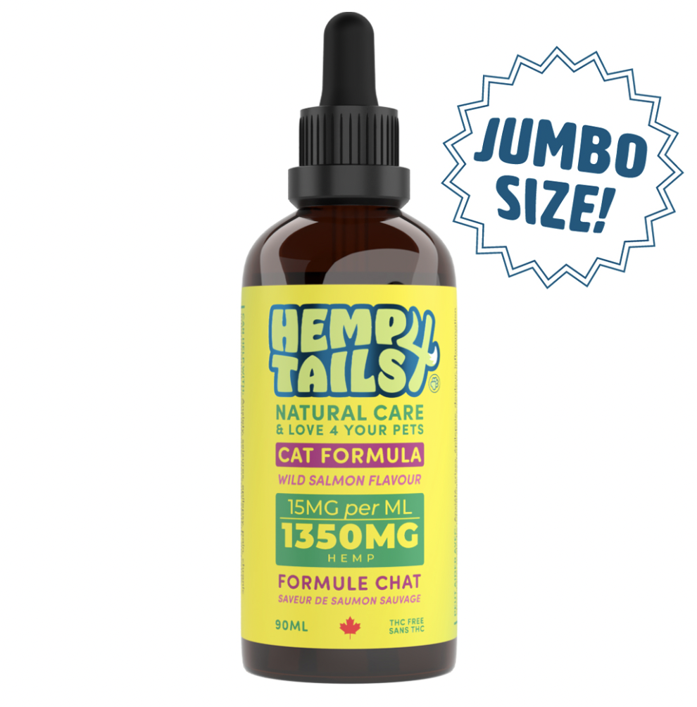 JUMBO CAT FORMULA – 1350MG – 90ML – SALMON FLAVOUR - Rick's Pet Stores Inc.