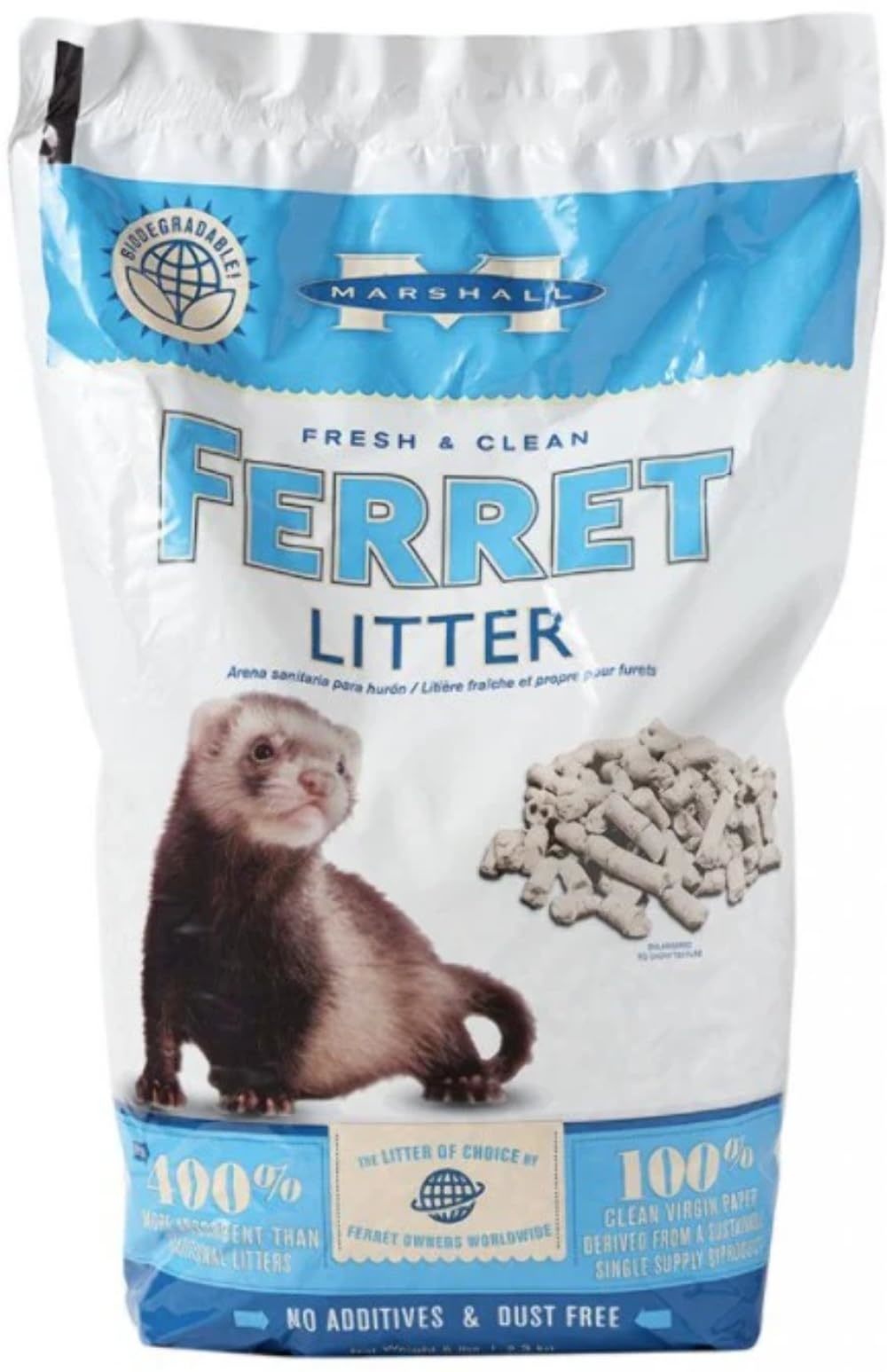 Marshall Fresh & Clean Ferret Litter - 5lb - Rick's Pet Stores Inc.