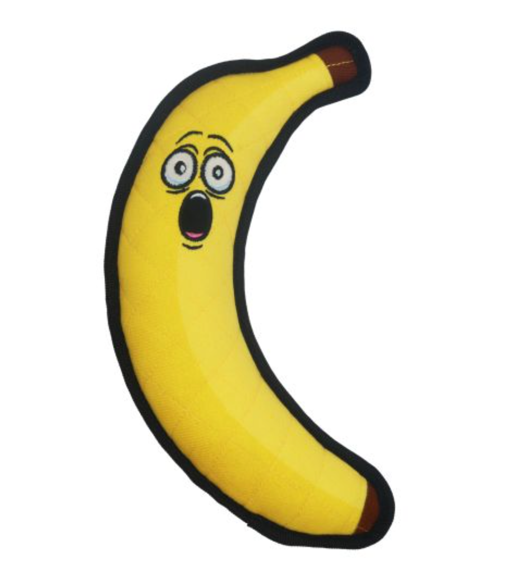 Bud'Z Plush Dog Toy 4 Layers Fabric - Suprise Banana 11.5in - Rick's ...