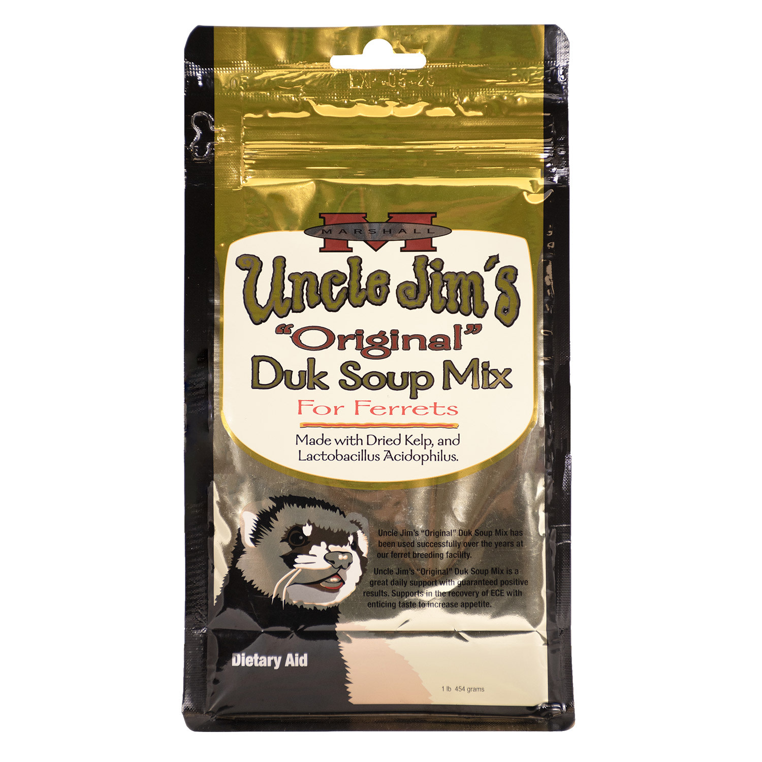 Marshall Uncle Jim's Original Duk Soup Mix for Ferrets - 1lbs - Rick's ...