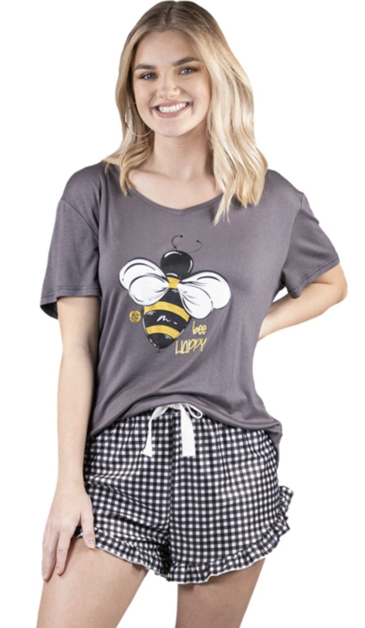SS Bee Happy Loungewear Set - A Gathering Place
