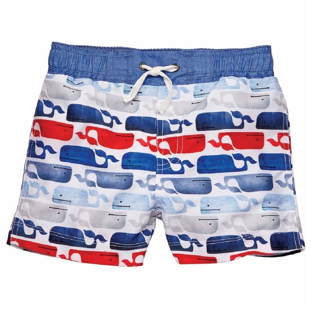 Whale Swim Trunks - A Gathering Place
