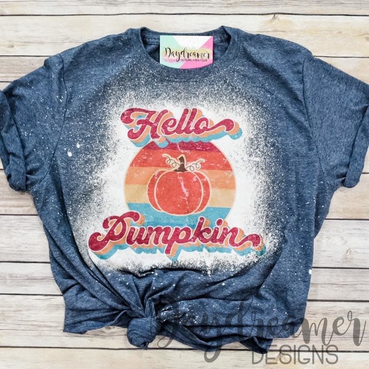 Daydreamer Designs Hello Pumpkin Graphic T-Shirt - A Gathering Place