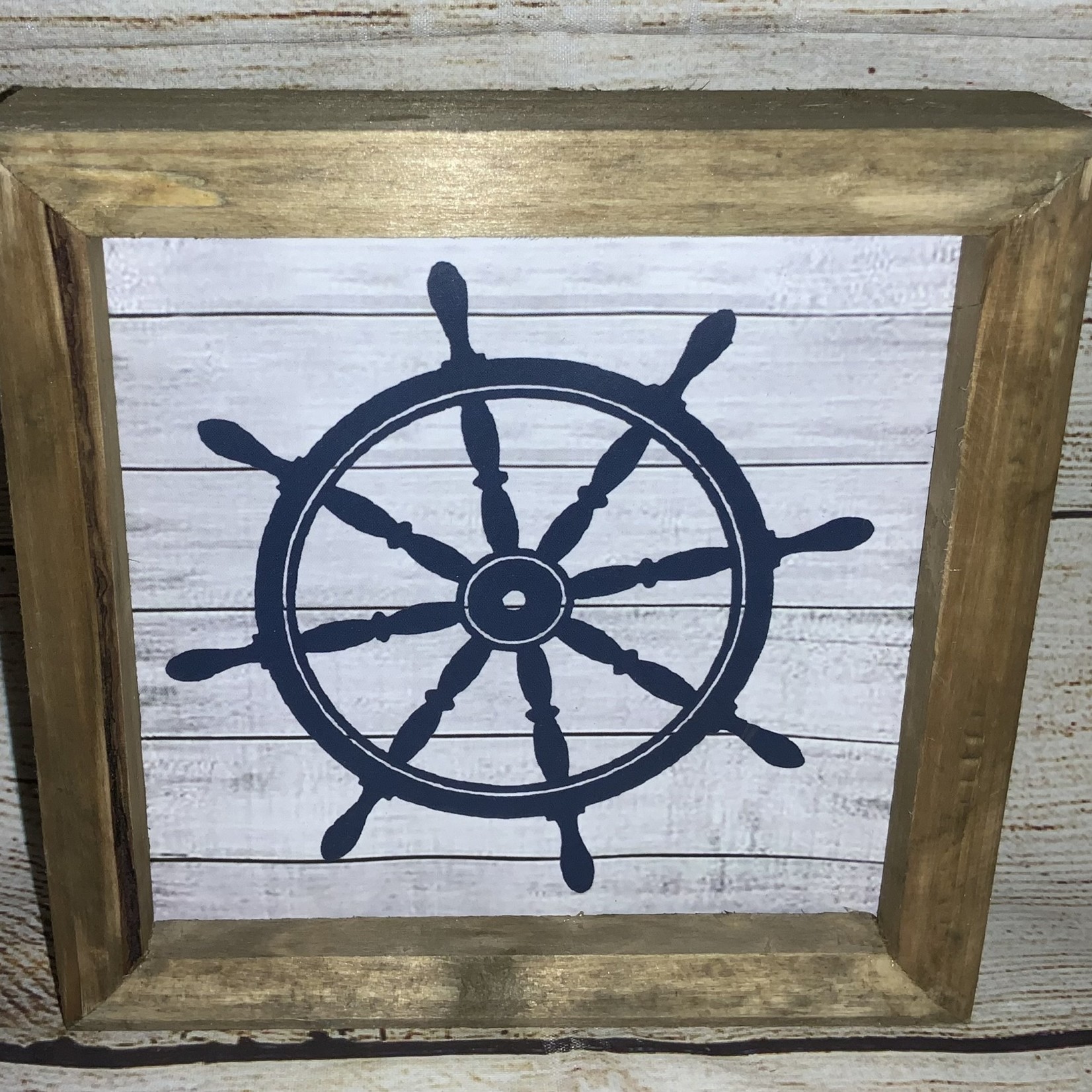 Wood Nautical Block - A Gathering Place
