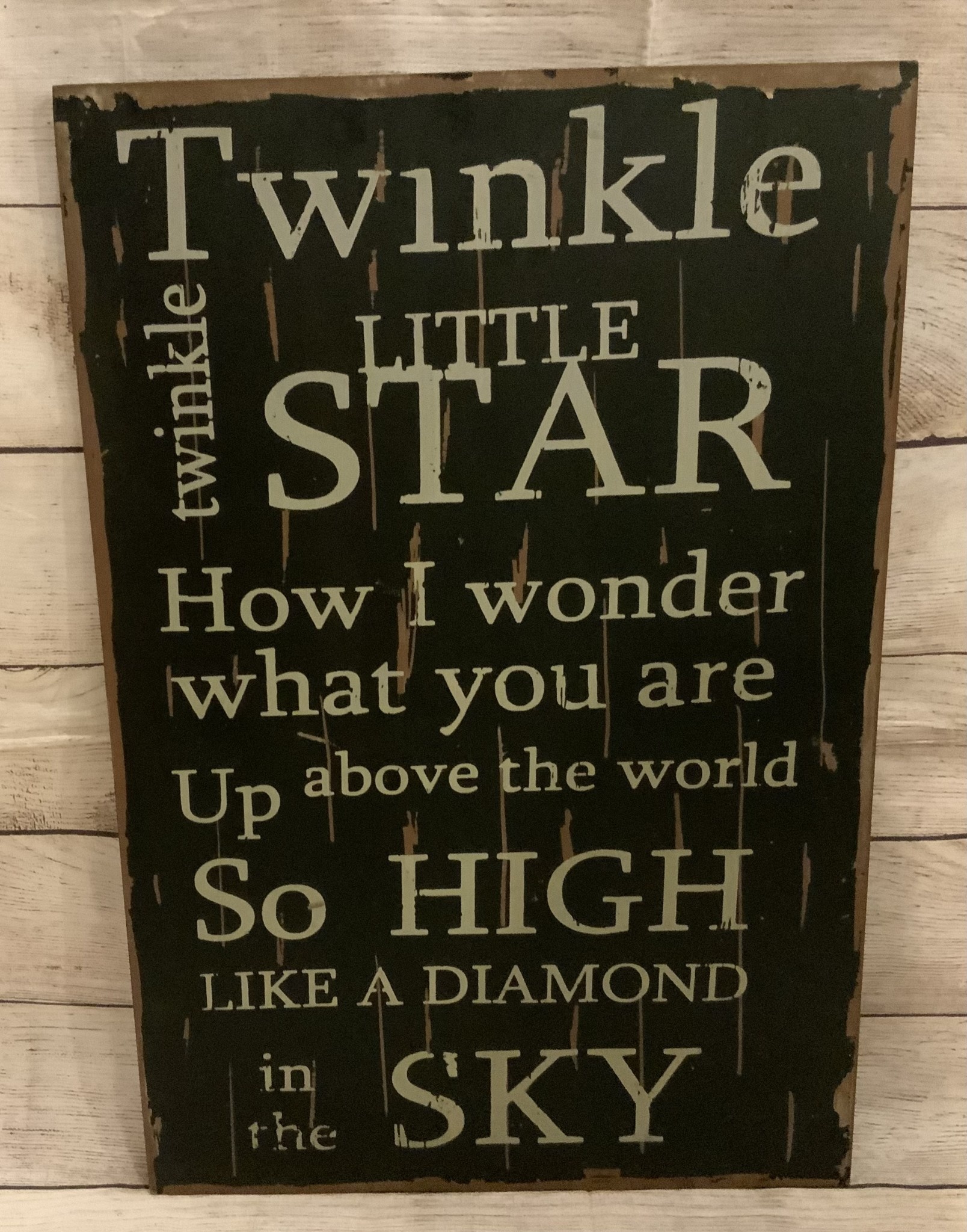 Twinkle Twinkle Little Star Sign - A Gathering Place