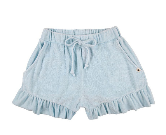 Simply Southern Terry Ruffle Shorts Crystal - A Gathering Place