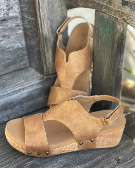 Corkys Refreshing Brown Wedge - A Gathering Place