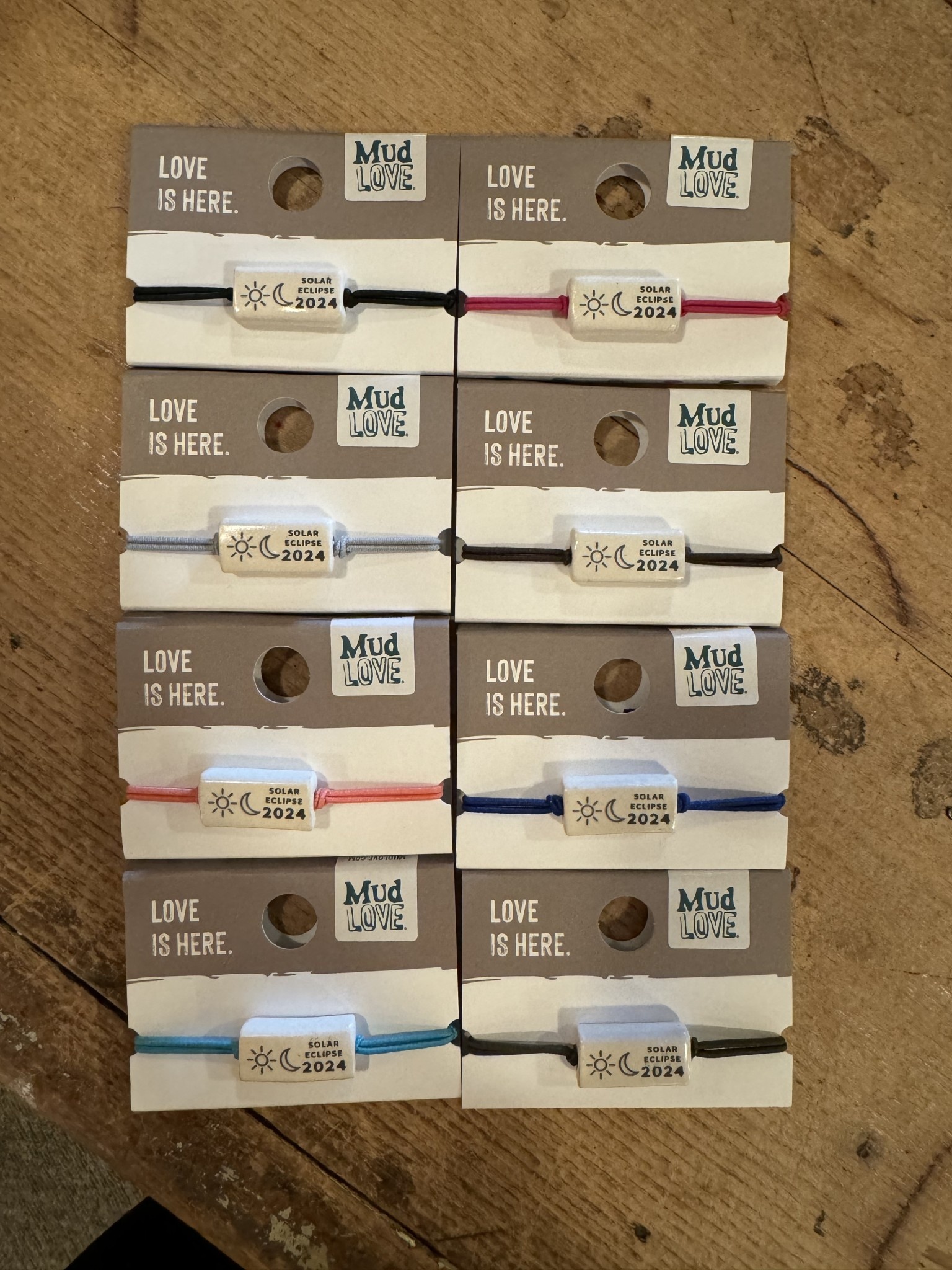 MudLove Solar Eclipse 2024 Bracelet - A Gathering Place