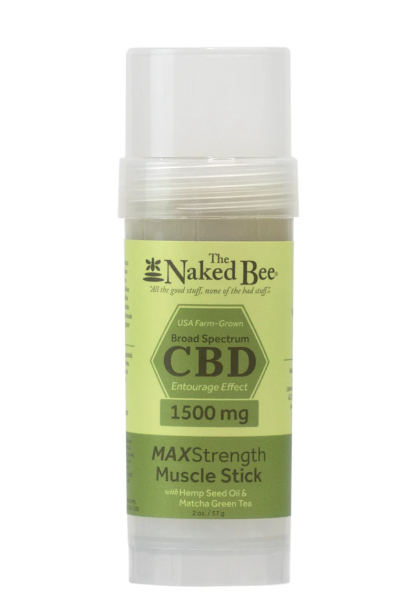 The Naked Bee CBD 1500mg MAXStrength Muscle Stick - A Gathering Place