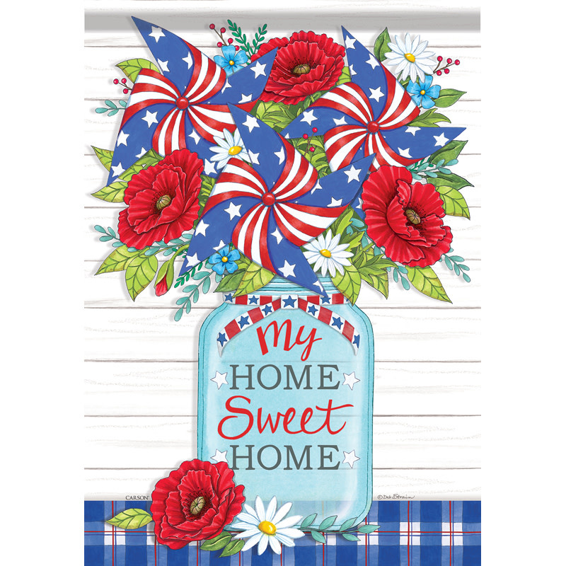 Home Sweet Home Standard House Flag - A Gathering Place