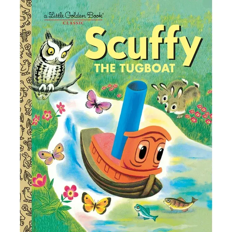 A Little Golden Book Scuffy the Tugboat - A Gathering Place