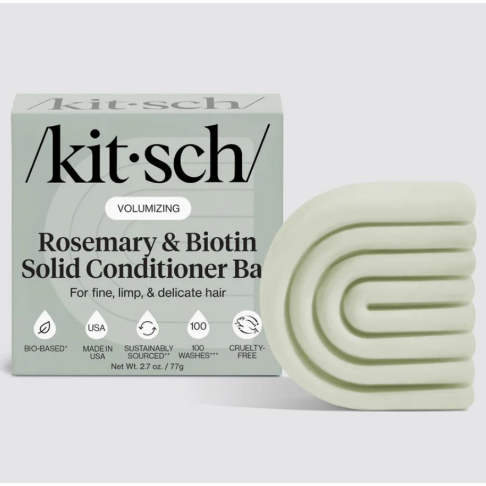 Kitsch Rosemary & Biotin Solid Conditioner Bar - A Gathering Place