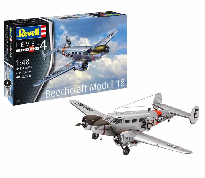 REVELL (t) Beechcraft Model 18 - 1/48 Scale - Rory’s Hobby House
