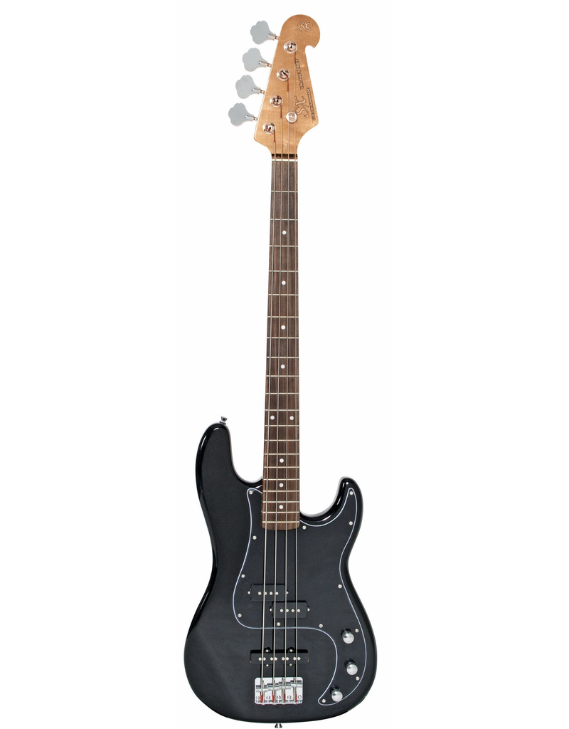 Vintage style bass BLACK Traditional 60's style solid alder body. Maple ...