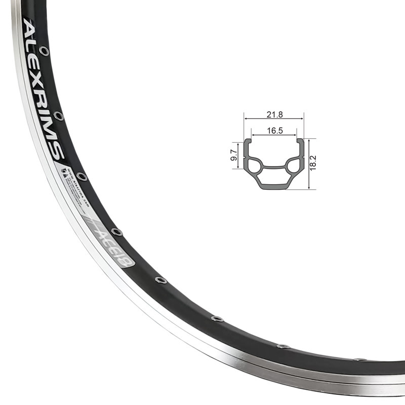 ALEXRIMS ALEXRIMS 700C ACE18 (DOUBLE WALL) 700C HYBRID/CYCLECROSS RIM ...