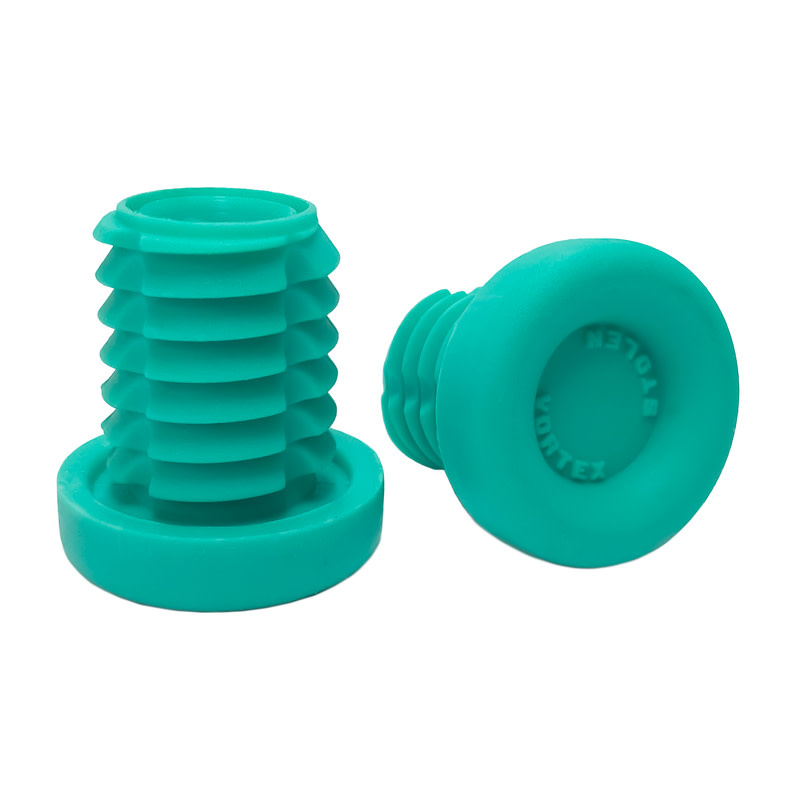 STOLEN STLNBIKES VORTEX RUBBER BARPLUGZ BAR END PLUGS - HIGHLANDS BIKES