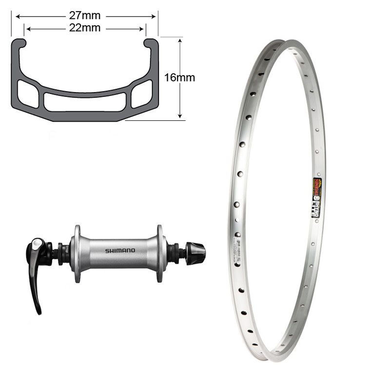 SUN RIMS SUN 26" RHYNO LITE SILVER26" WHEELS - HIGHLANDS BIKES