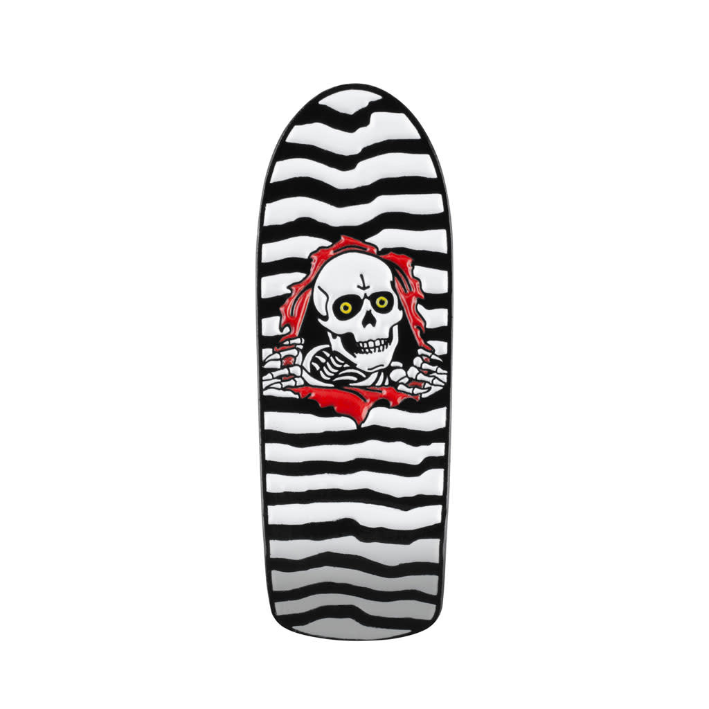 Powell Peralta OG Ripper Deck Glow In The Dark White Lapel Pin - Escapist