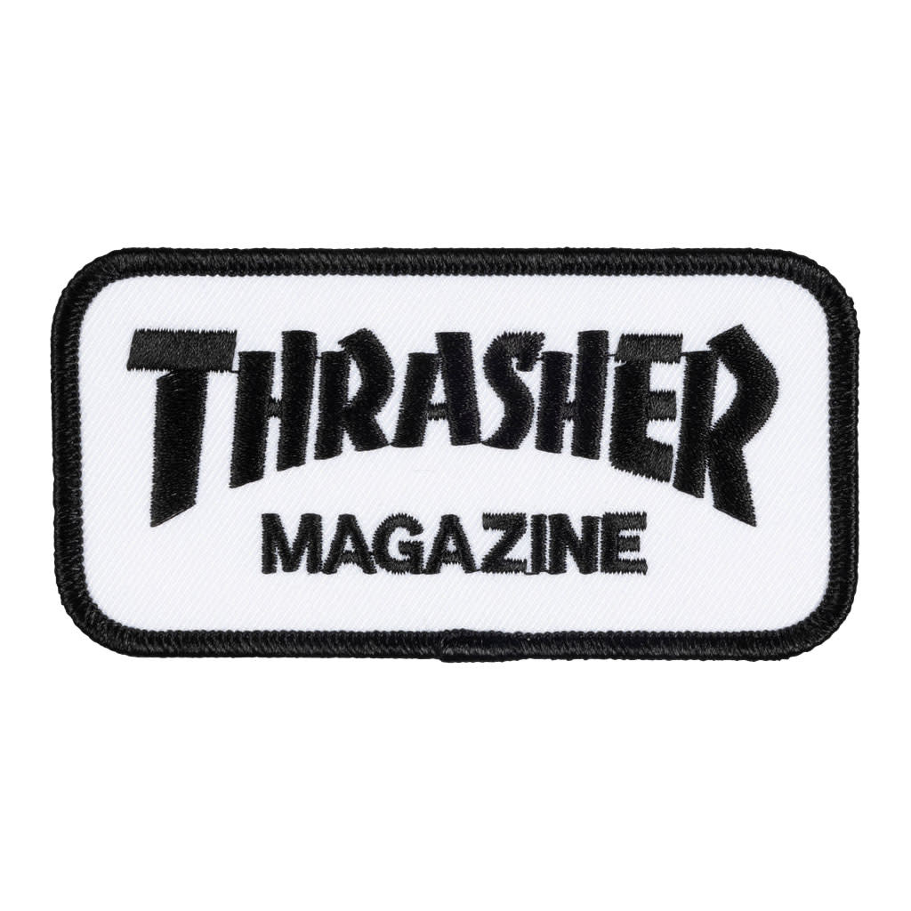 Thrasher Mag Logo Patch White/Black - Escapist