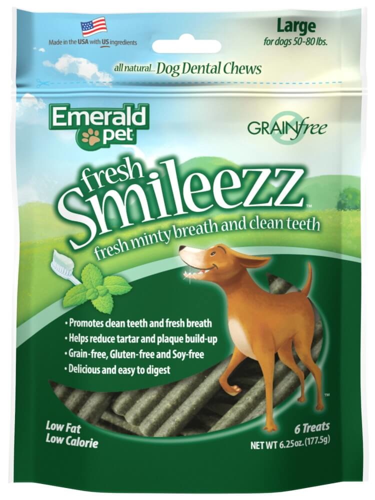 Emerald Pet Fresh Smileezz Dog Dental Treats - Skilos, A Family Pet Store