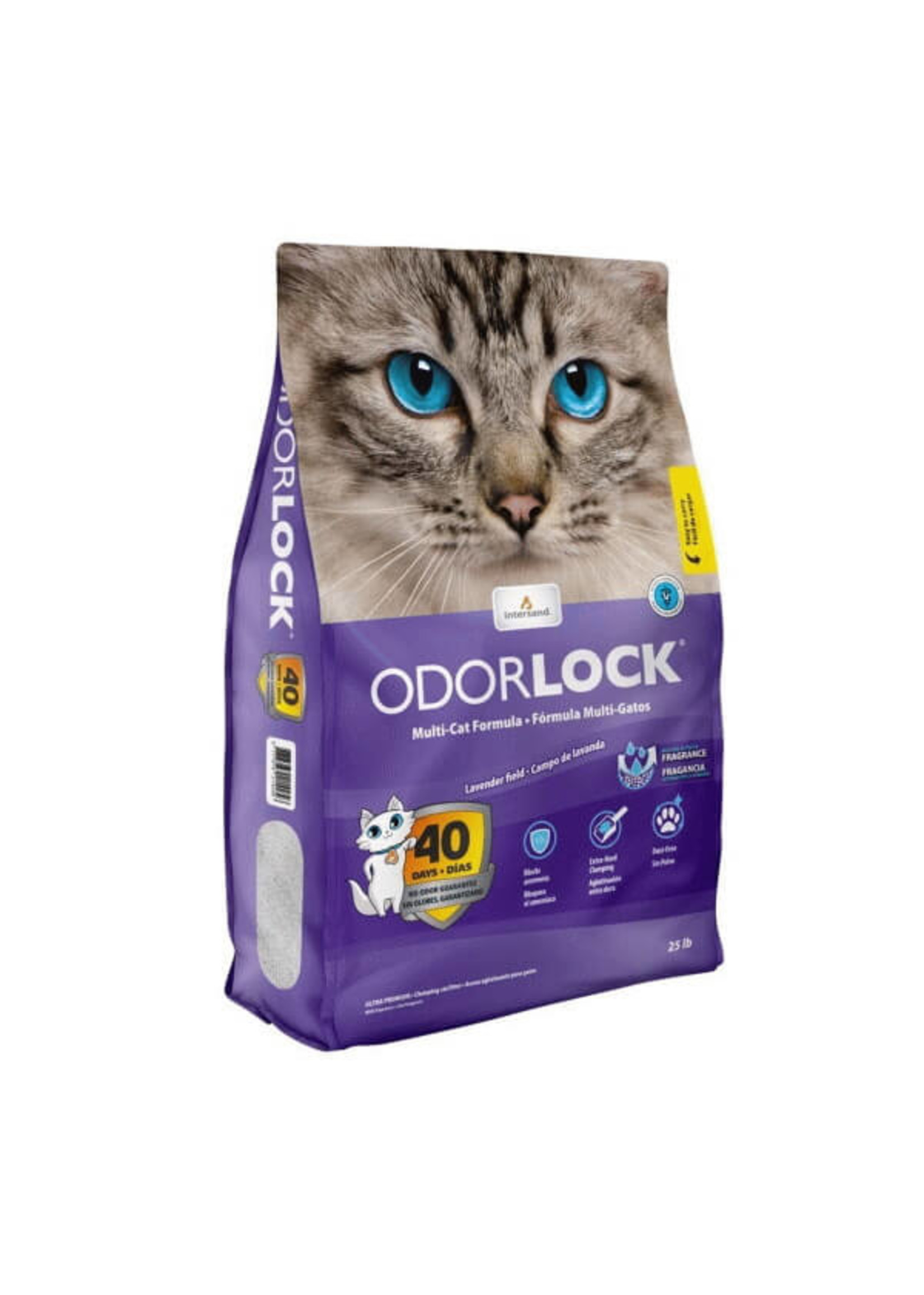 Intersand Odor Lock Lavender Litter 25 lb - Skilos
