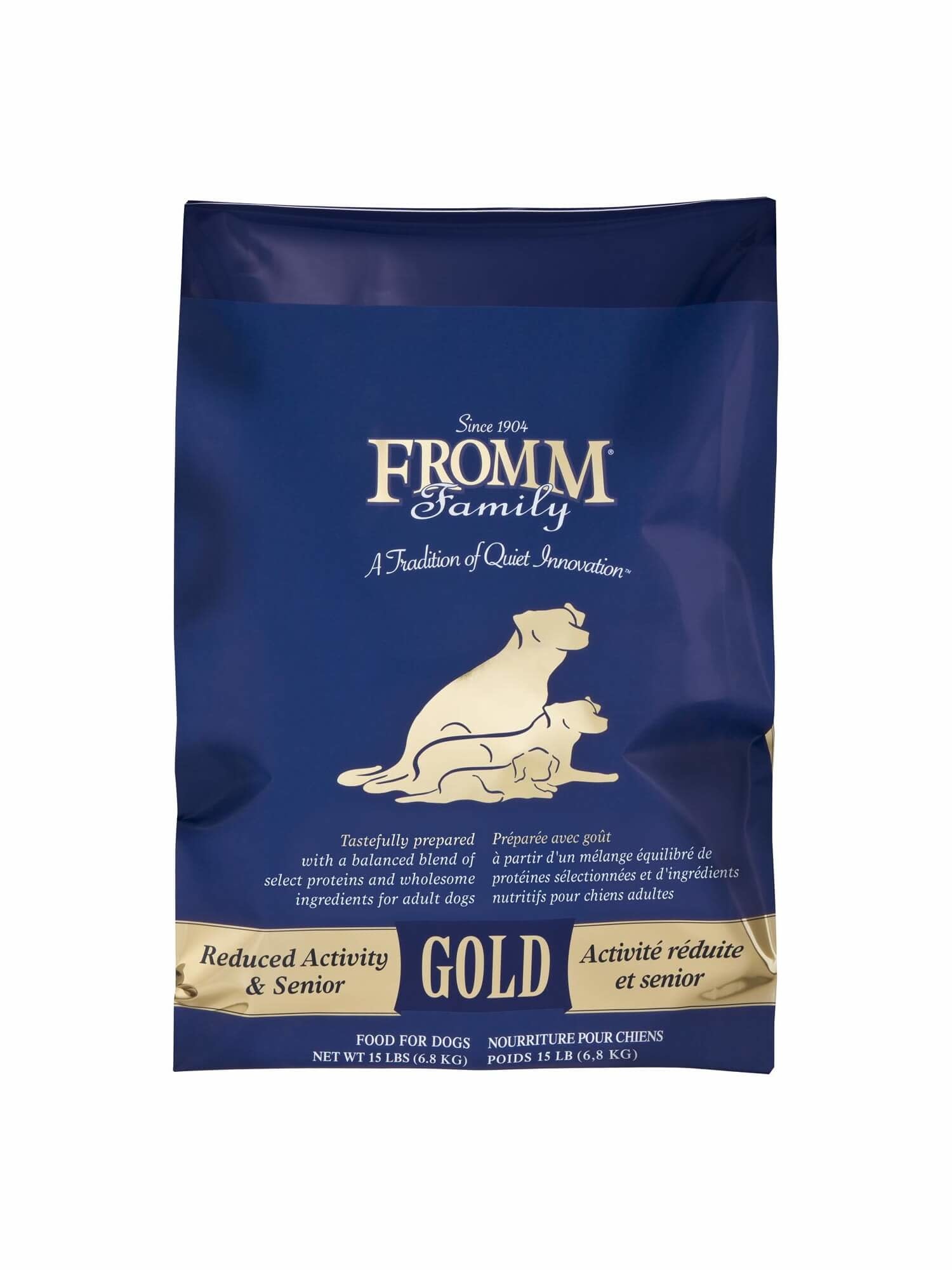 Fromm Reduced Activity & Senior Gold Dog Food - Skilos, A Family Pet Store