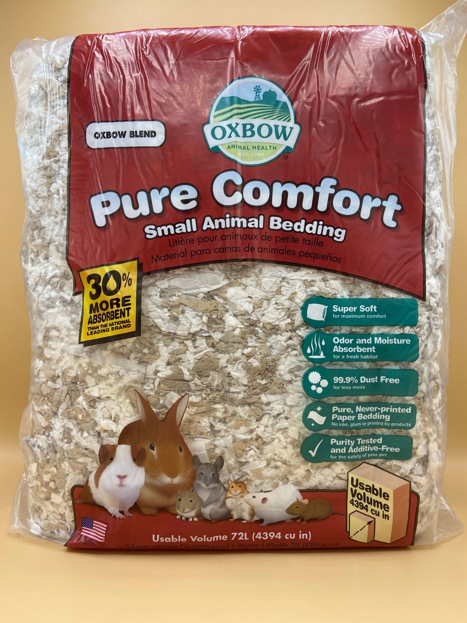 Oxbow Pure Comfort Small Animal Bedding - Skilos, A Family Pet Store