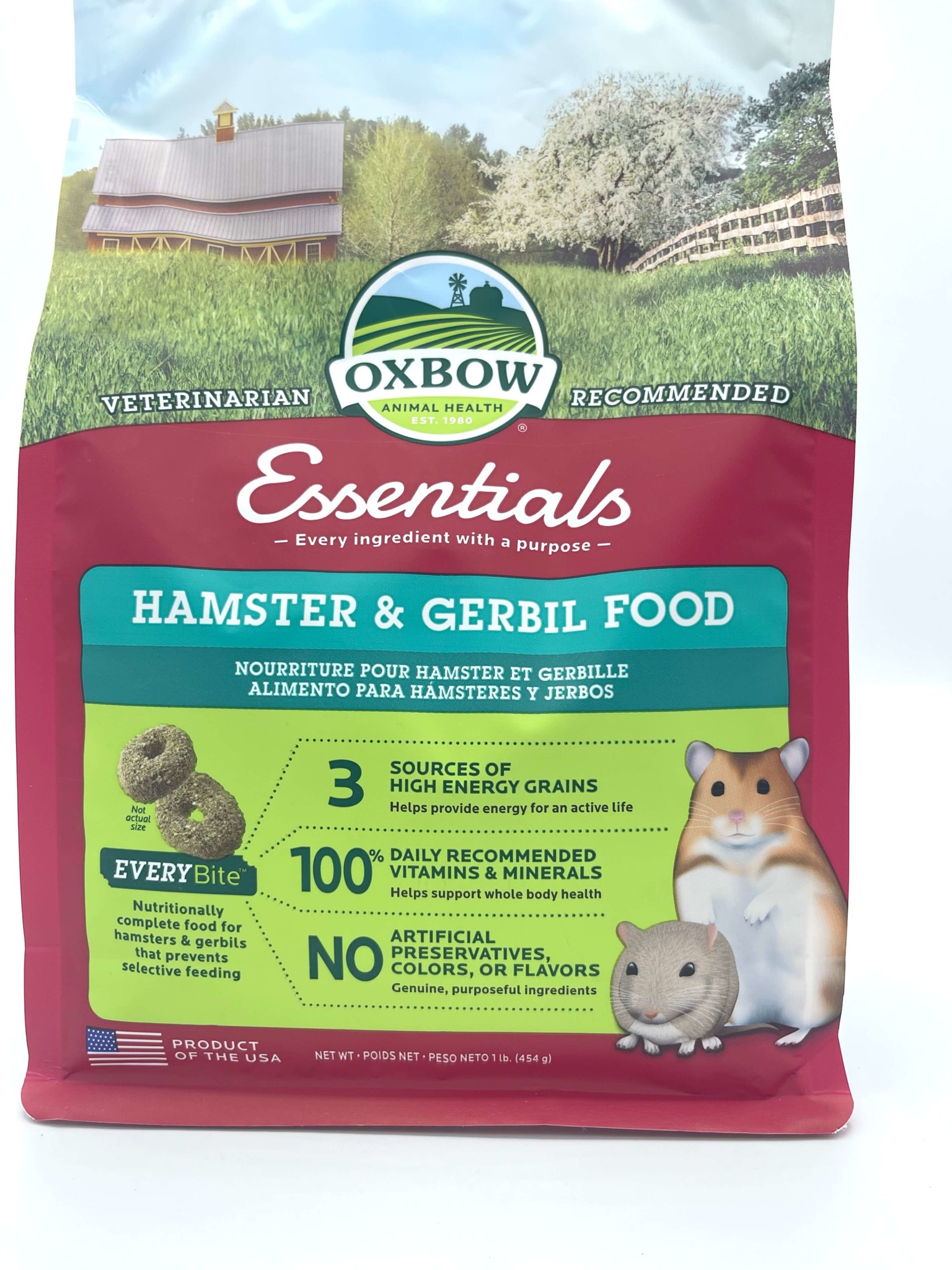 Oxbow Essentials Hamster & Gerbil Food - Skilos, A Family Pet Store