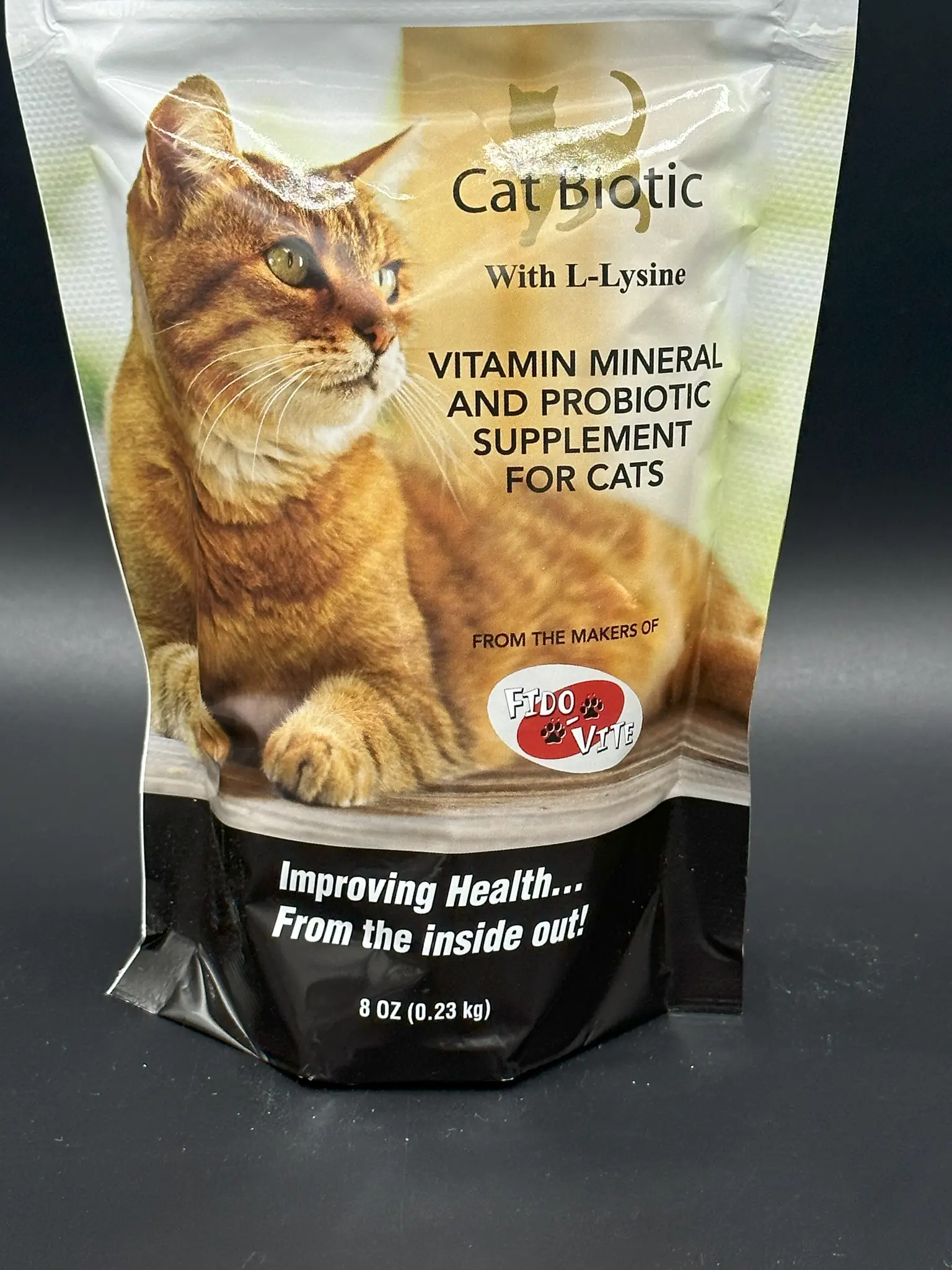 Fido-Vite Cat Biotic 8oz Bag - Skilos, A Family Pet Store