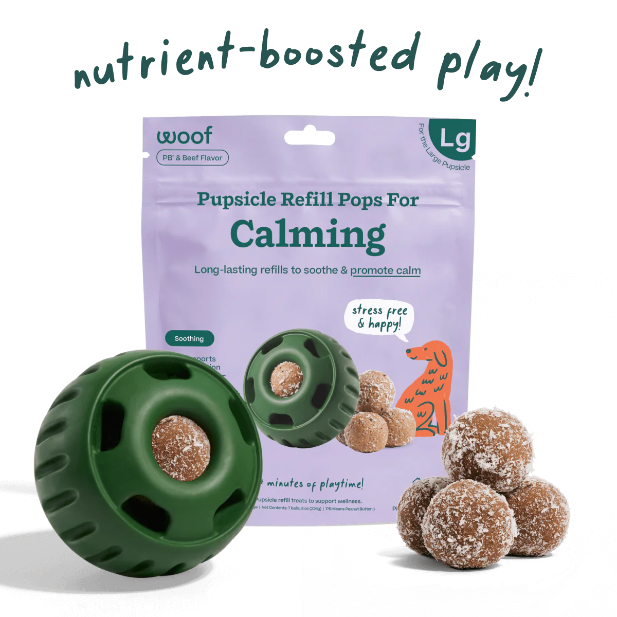 Woof Calming Refill Pops - Skilos, A Family Pet Store
