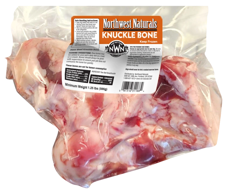 Northwest Naturals Frozen Bone Beef Knuckle 1 Pk - Skilos, A Family Pet ...