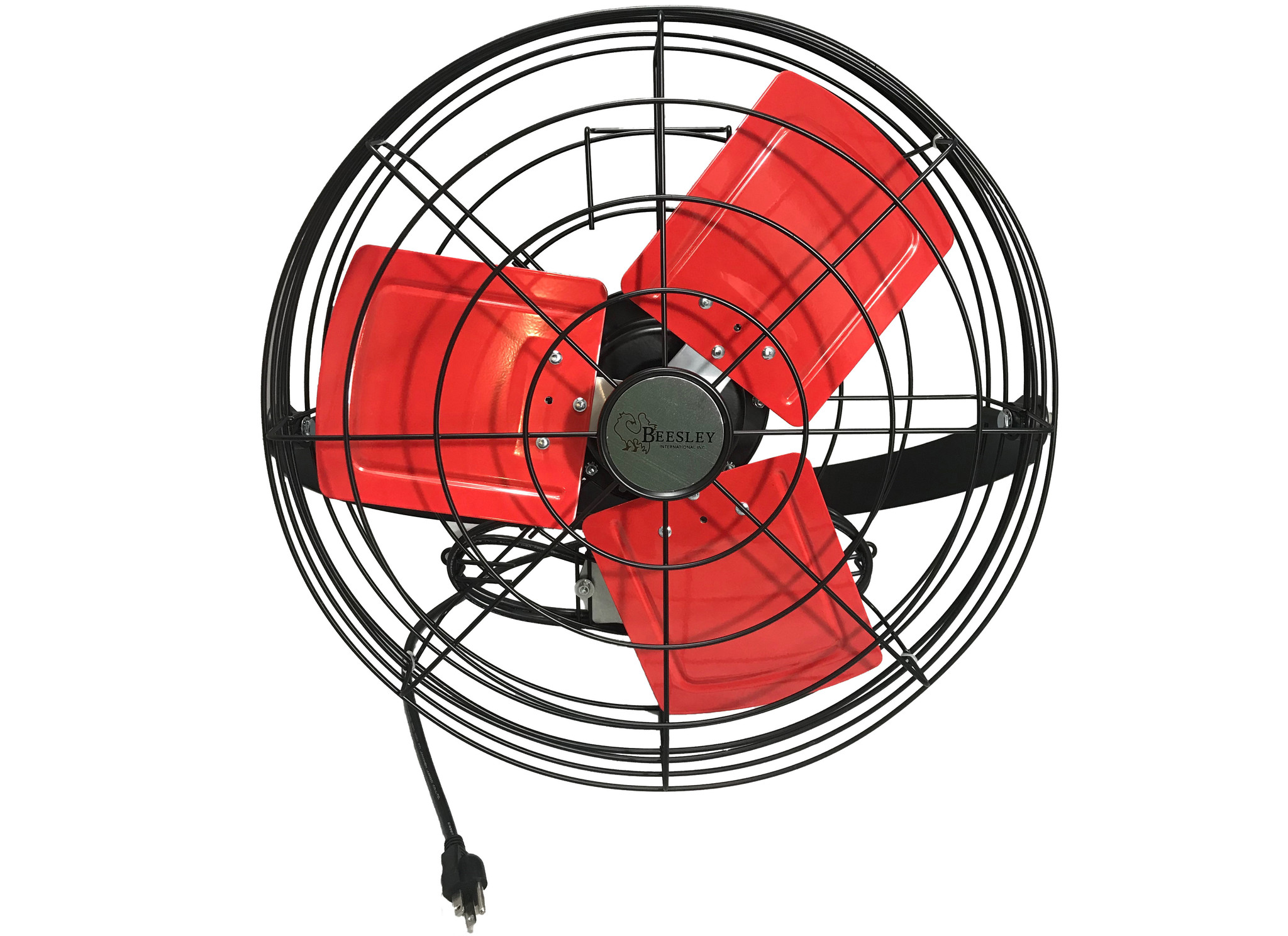 STIR FAN, 18" BLACK WITH RED BLADE - Goodman Classic