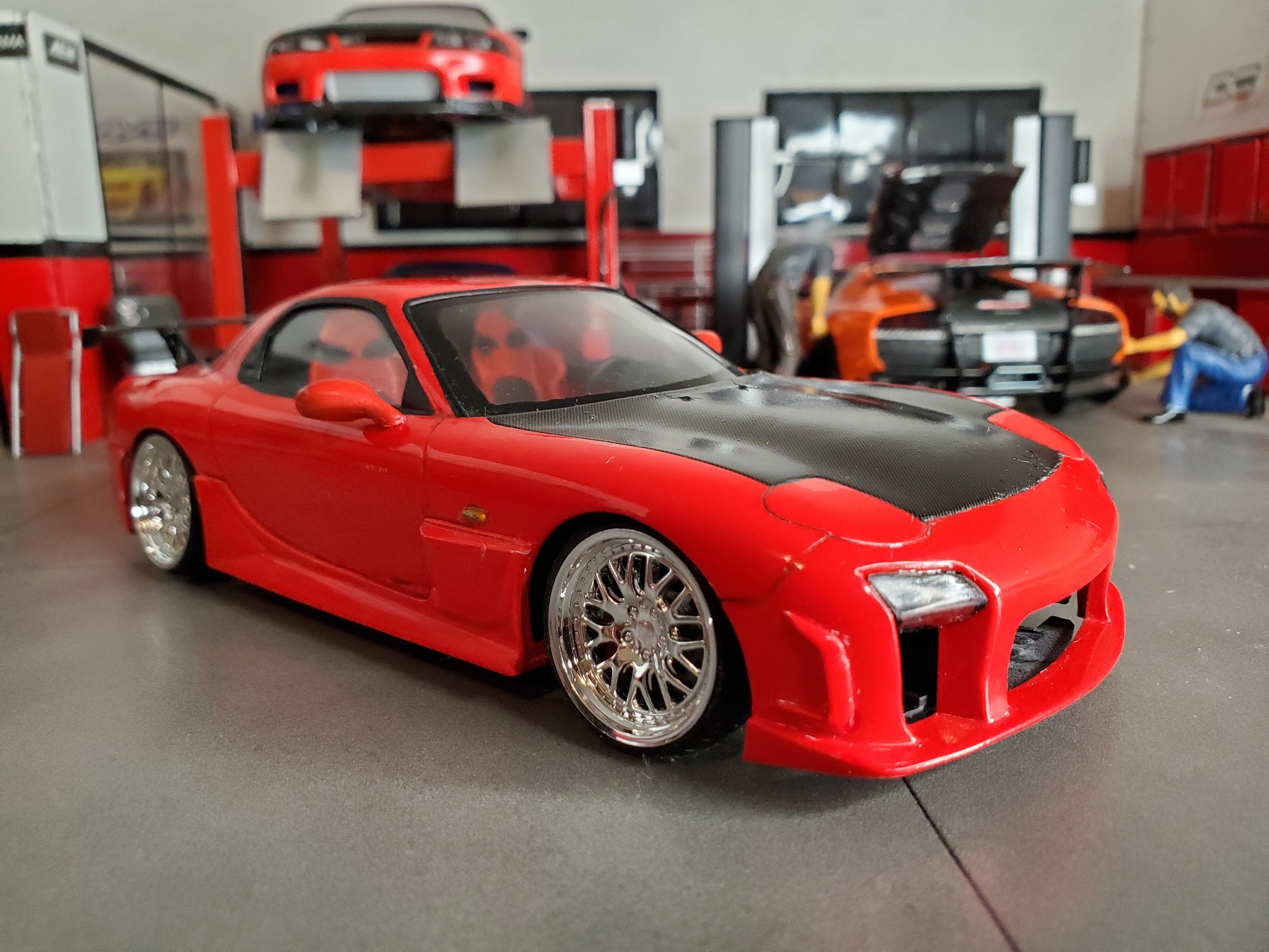 Aoshima 1993 Mazda RX7 RX7 - by Robert Gurski - CompuSoft & The Game Store