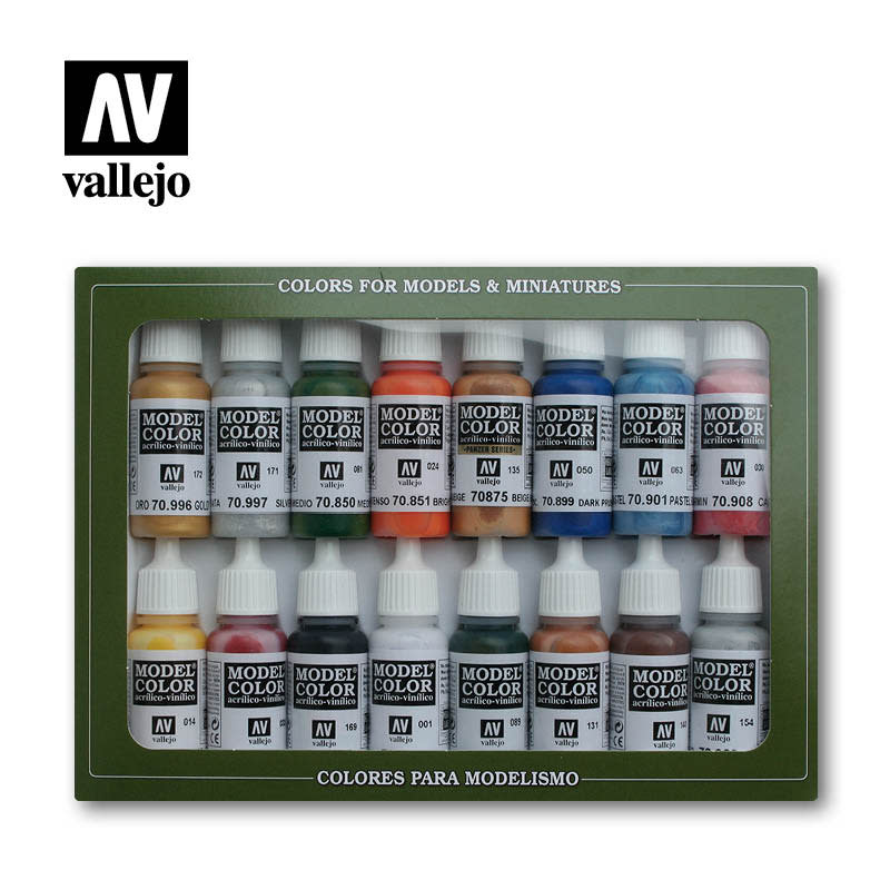 Vallejo VAL70101 Folkstone Basic Paint Set (16pc) - CompuSoft & The ...