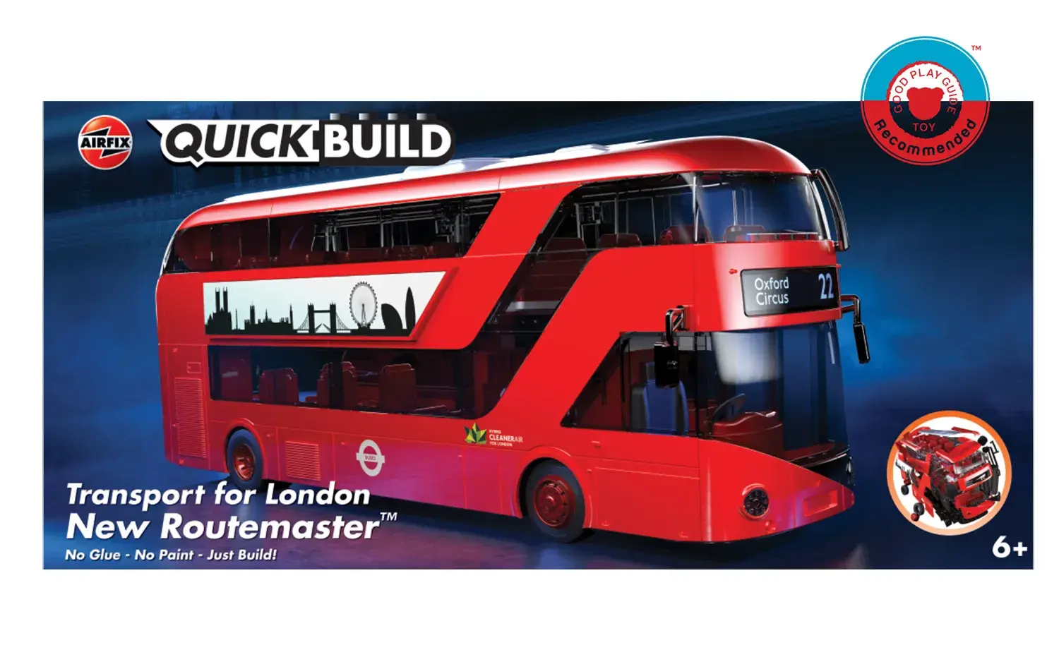 Airfix AIRJ6050 New Routemaster Transport for London QuickBuild - CompuSoft & The Game Store