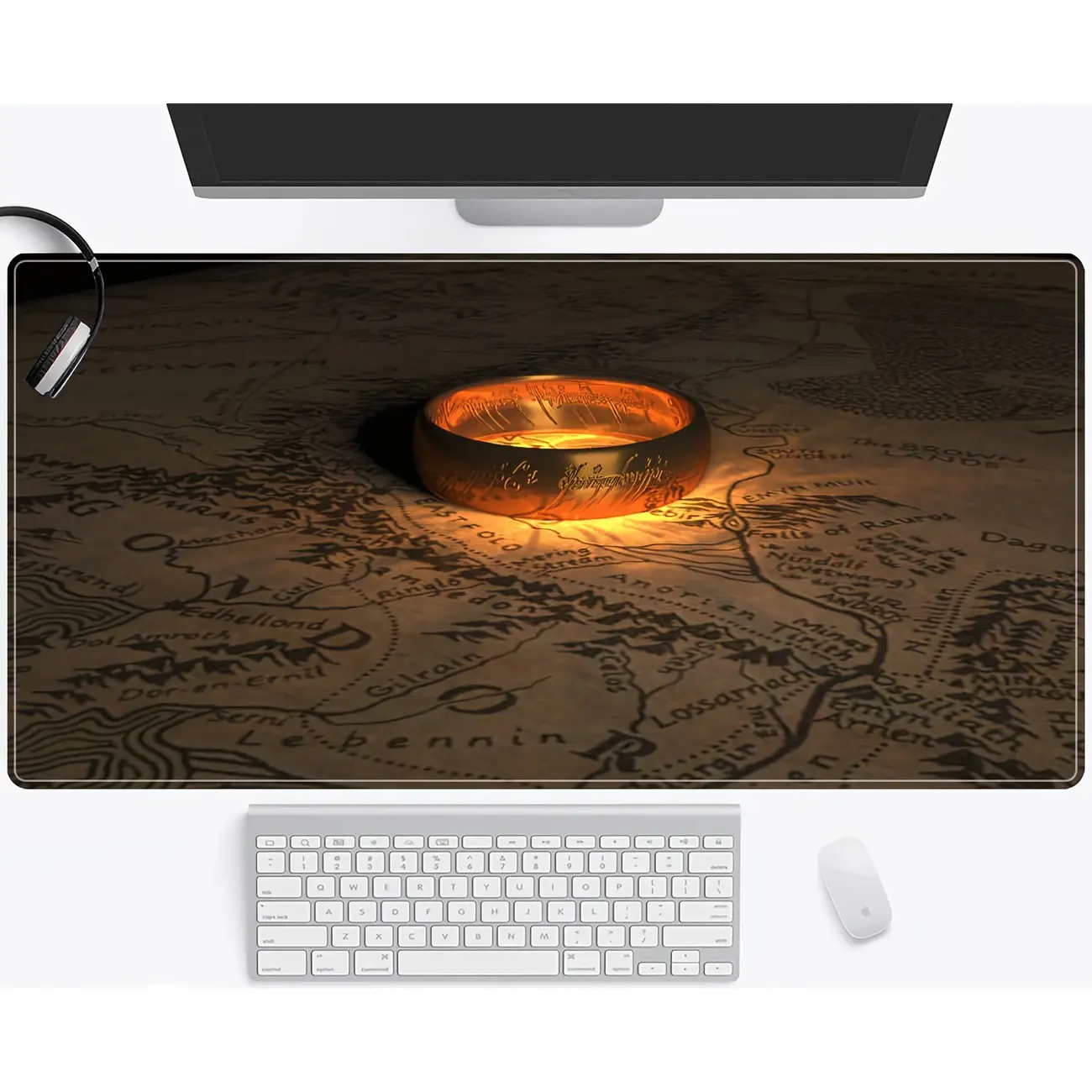 Mouse Pad 24x12 Inch Lord of the Rings - CompuSoft & The Game Store