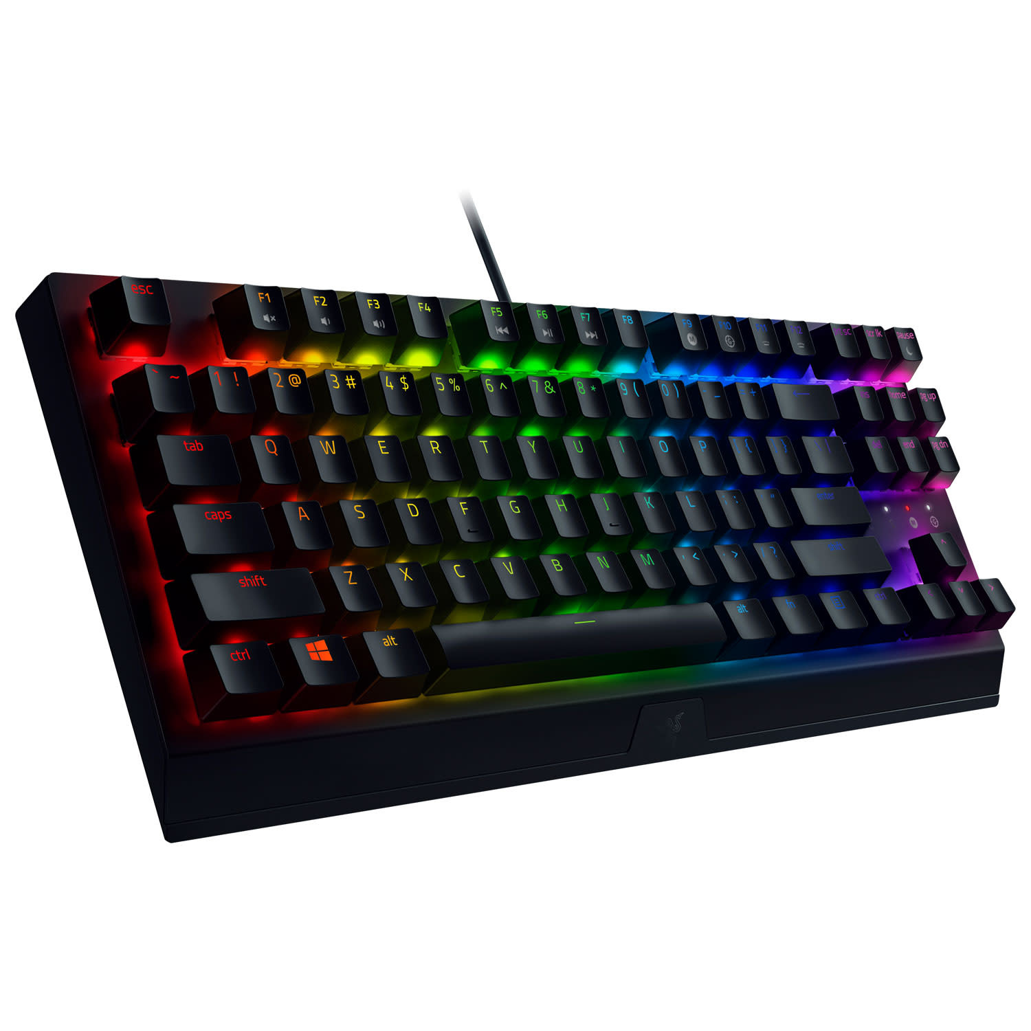 Razer Razer BlackWidow V3 Tenkeyless Green Switch Chroma Wired Gaming ...