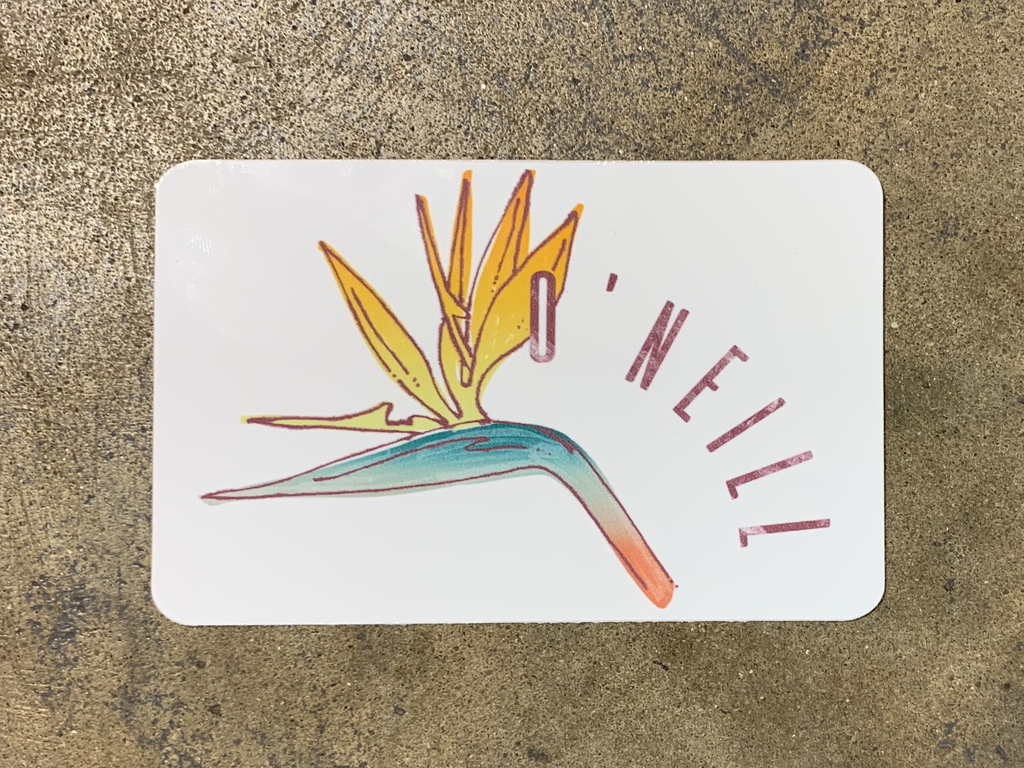 ONEILL Womens O’NEILL BLOOM STICKER - Salty's Board Shop